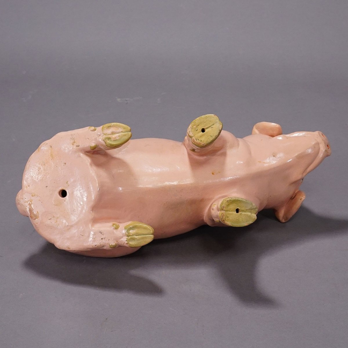 Proantic: 1950s Butcher Shop Window Decoration Representing A Pig