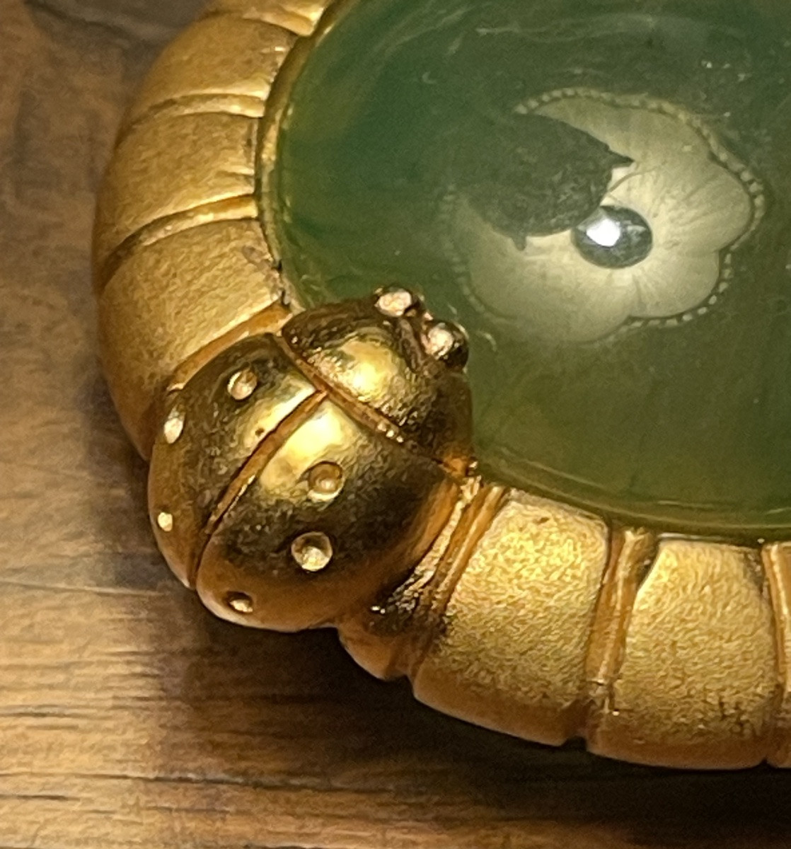 Proantic: Lanvin Couture Brooch In Gold-tone Metal