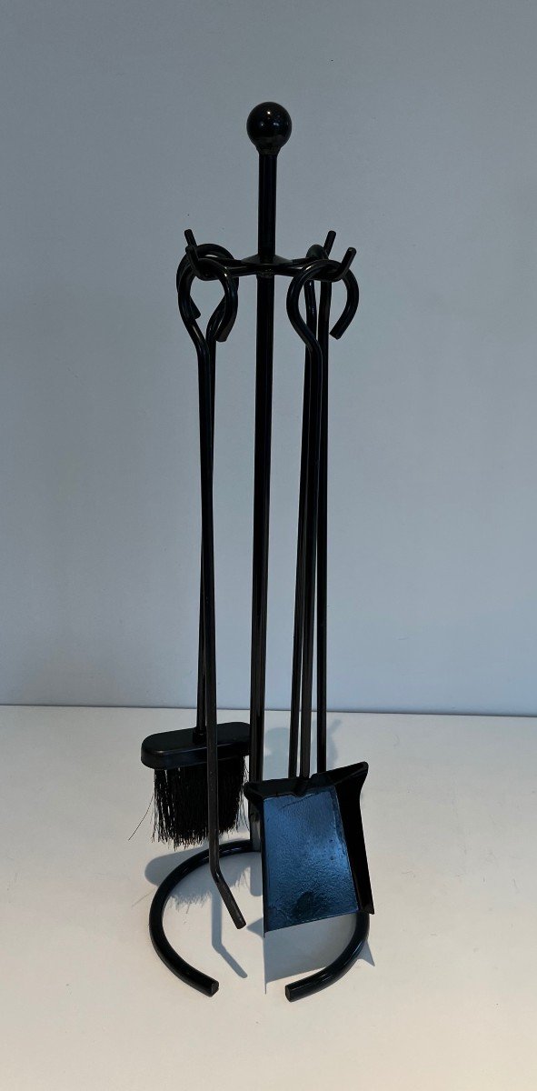 Proantic: Lacquered Metal Design Fireplace Tools