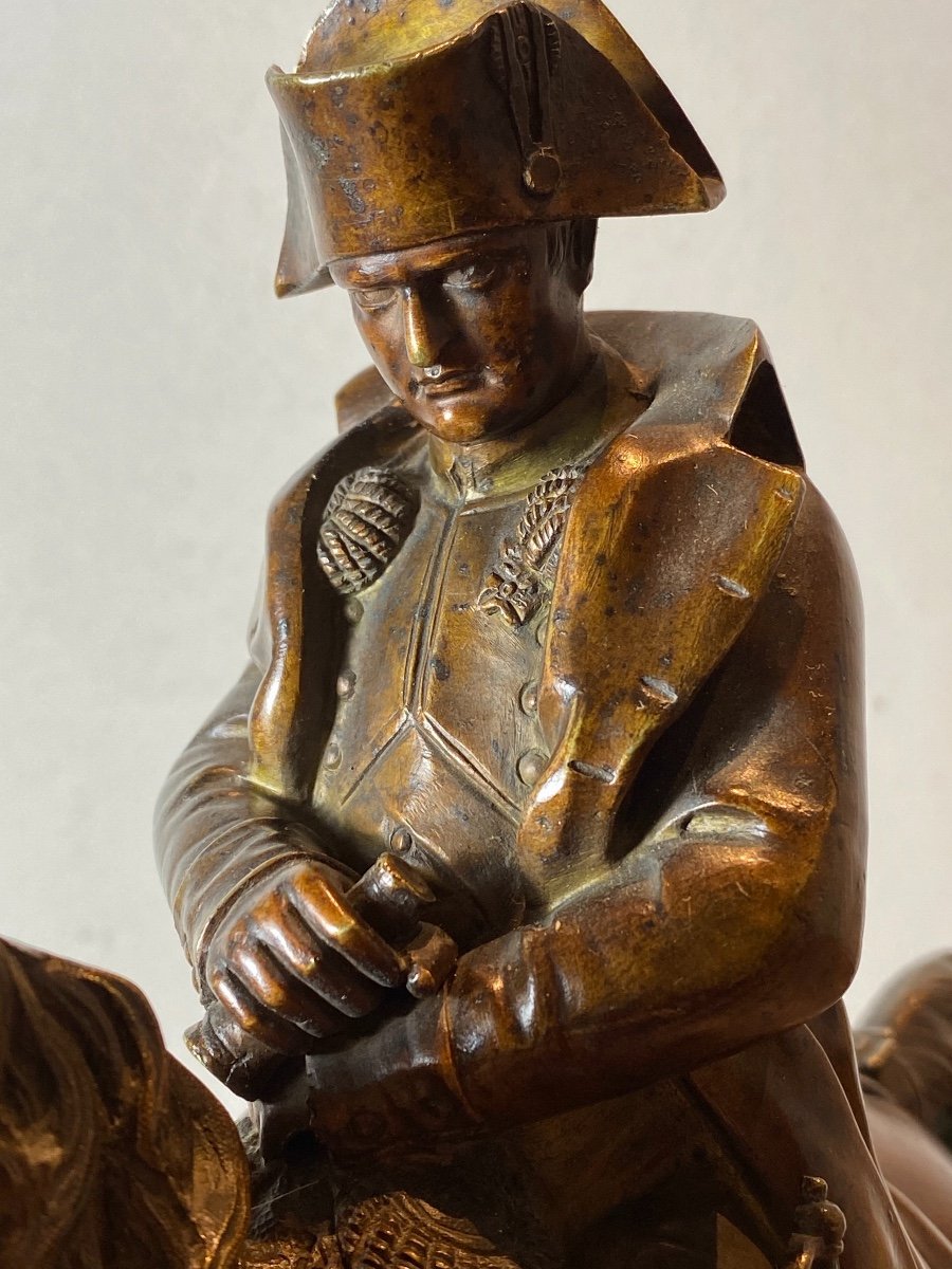 Waterloo , Bronze Of Napoleon For The 1st Time The Eagle Was Lo