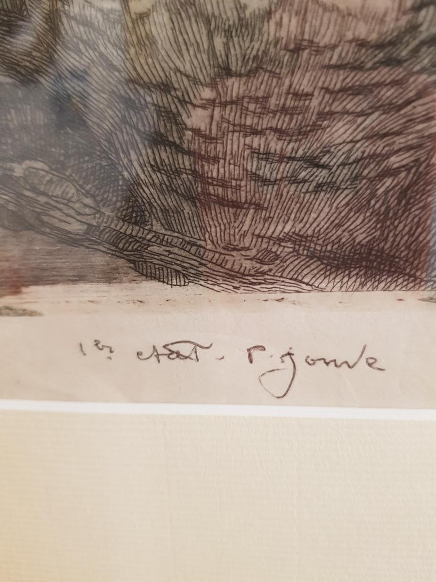 Proantic: Paul Jouve, Engraving Of Grand Dukes, Around 1930