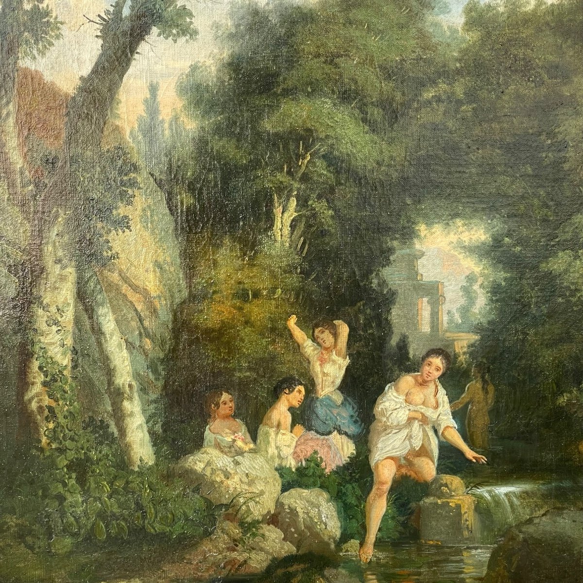 Proantic: The Nymphs At The Bath - Henri Baron (1816-1865)