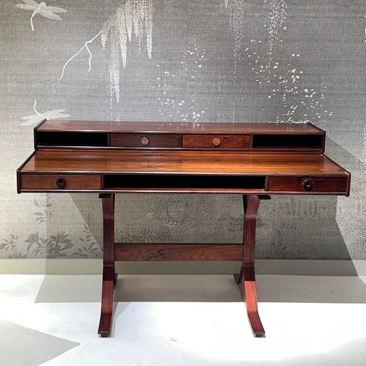 Proantic: Bureau Design Vintage Italien Années 60 Par Gianfranco Frat