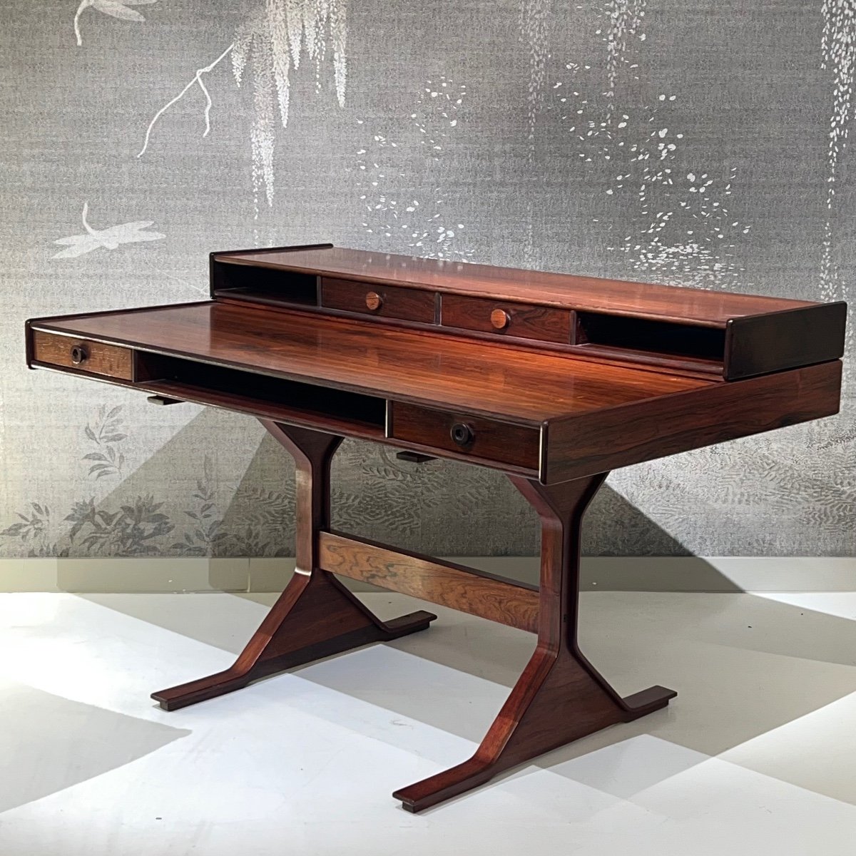 Proantic: Bureau Design Vintage Italien Années 60 Par Gianfranco Frat