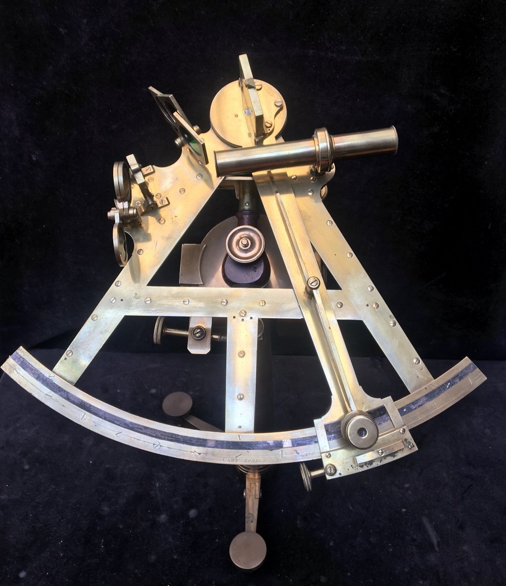 Extraordinary Sextant For Geodesic And Maritime Use