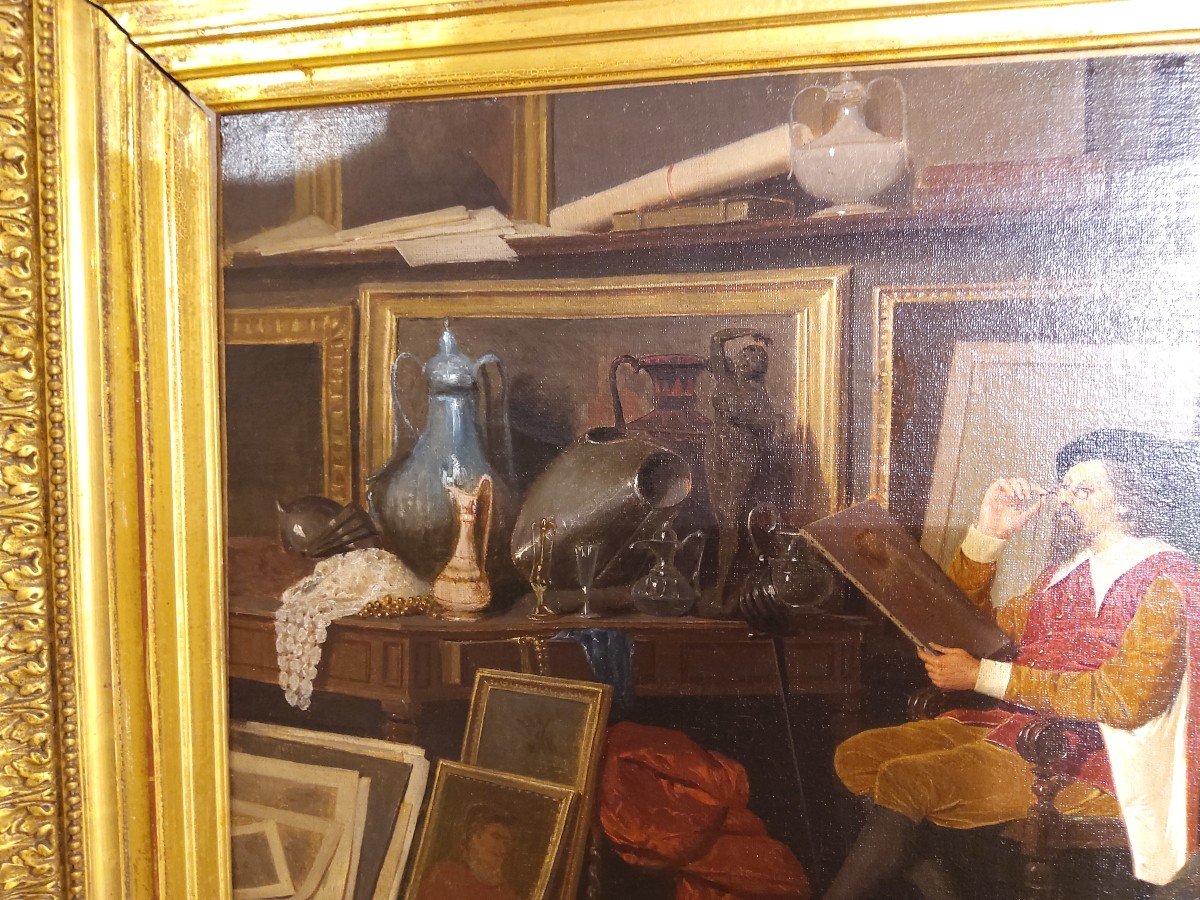 Proantic: 19th Century Painting By Giovanni Della Rocca