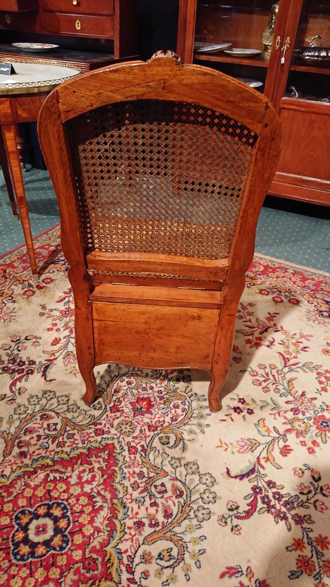 Commode Chair XVIIIth Century "louis XV" - Beech Wood