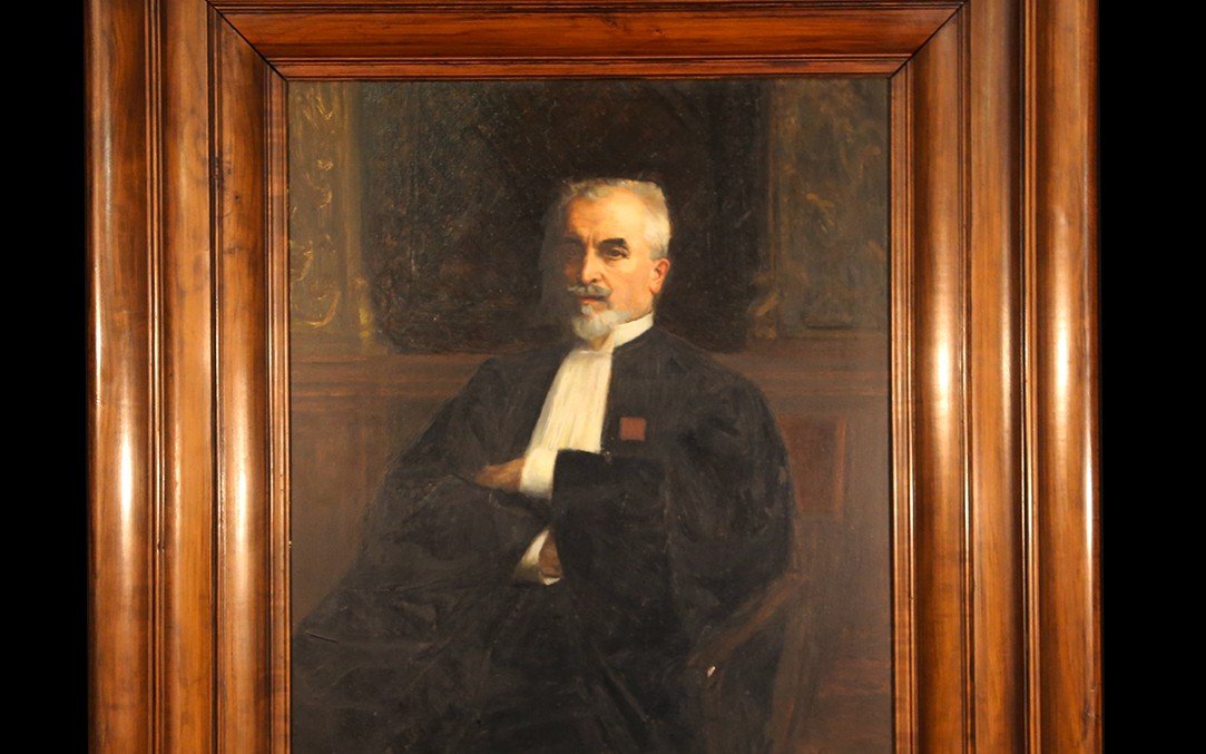 Proantic: Portrait Of A Man, Hst, XIXth Signed J. Weerts