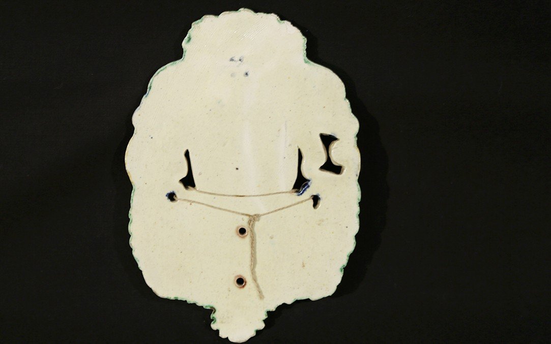 Proantic: Paire d'Impostes, Barbotine, Ecole De Tours XIXème
