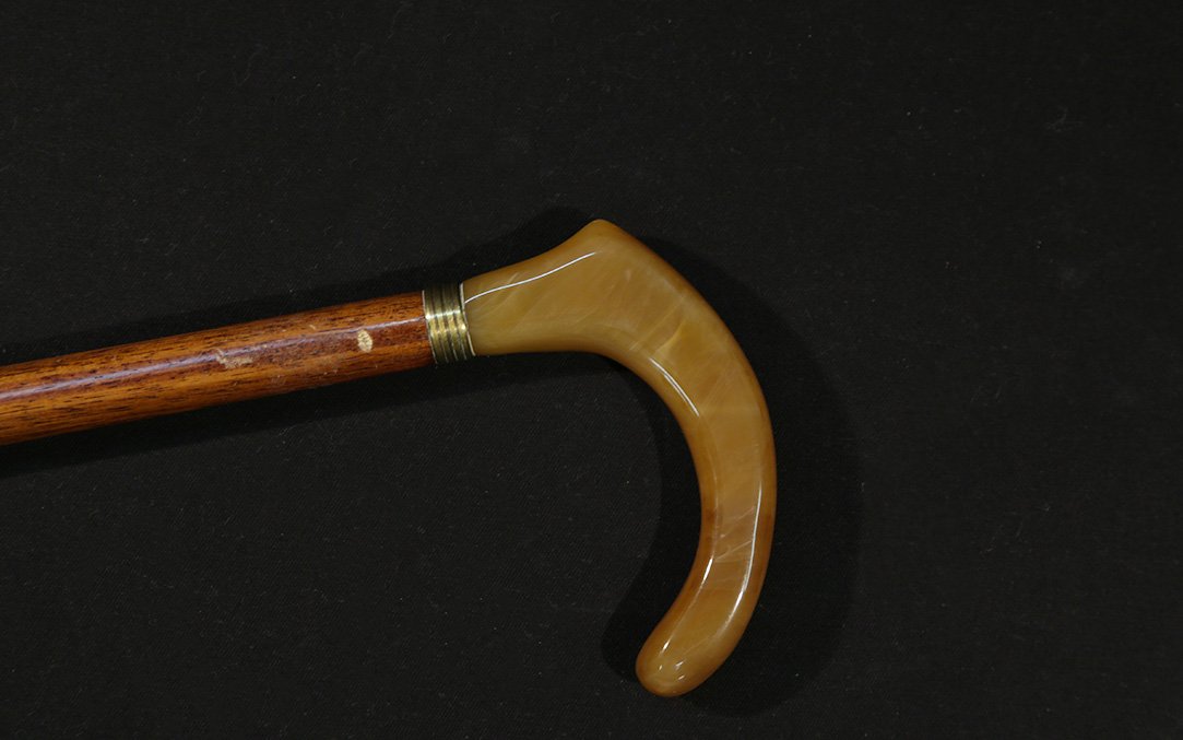 Proantic: Bakelite And Rosewood Cane, Circa 1920