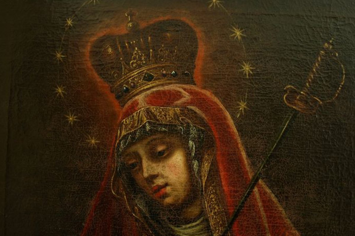 Proantic: Mater Dolorosa XVIIth Century, Oil On Canvas