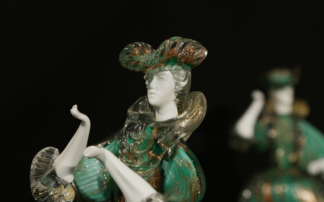 Proantic: Murano Glass Figures, XXth Century