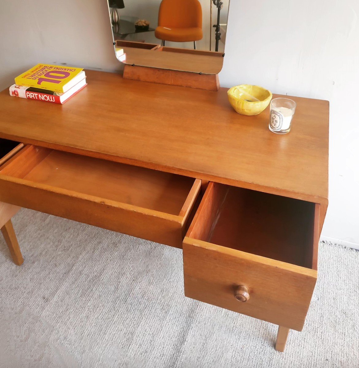 Proantic: 1960s Dressing Table In Oak