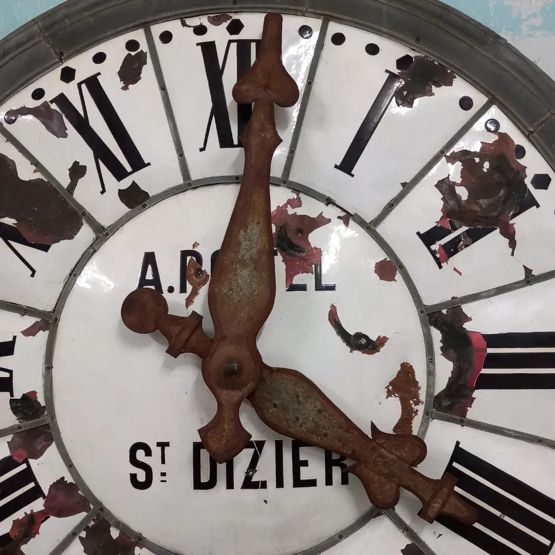 Proantic: Church Clock Face. 19th Century.