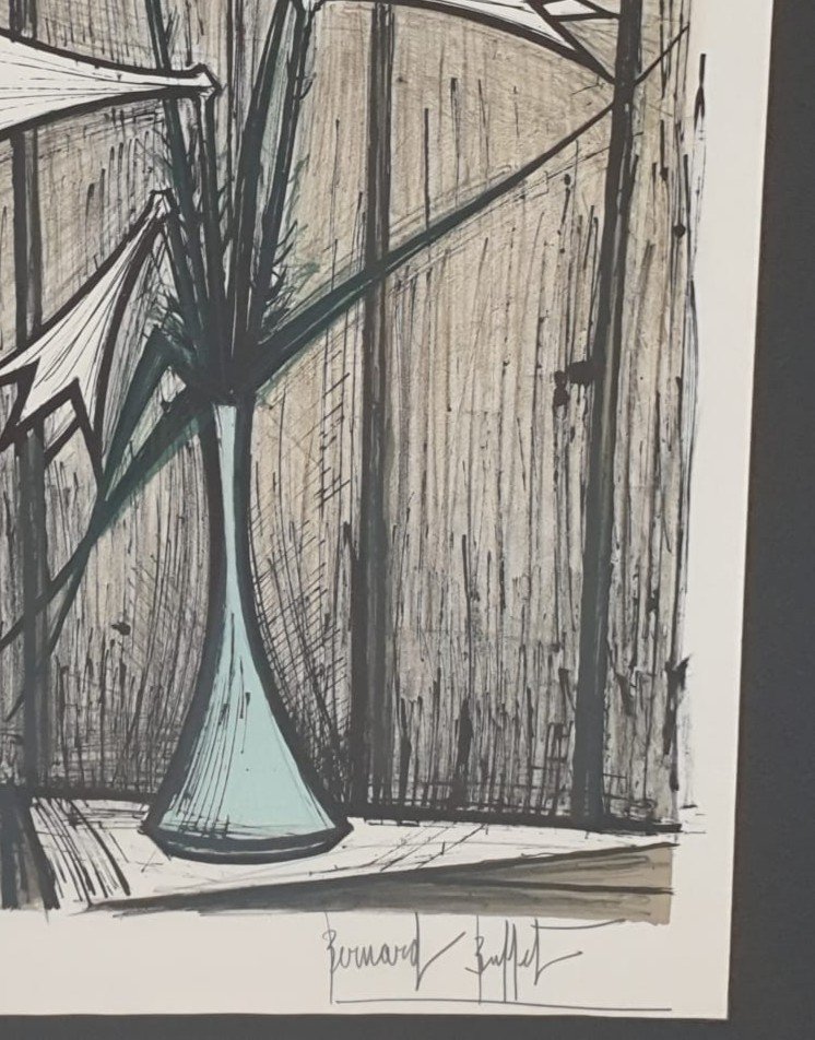 Proantic: Bernard Buffet - Original Lithograph In Colors
