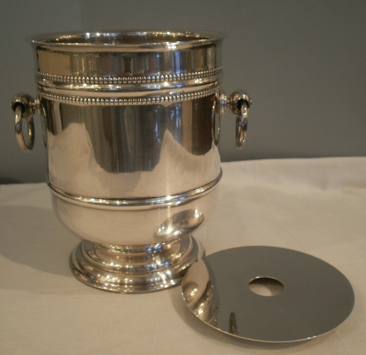 Proantic: Christofle Pearls Ice Bucket