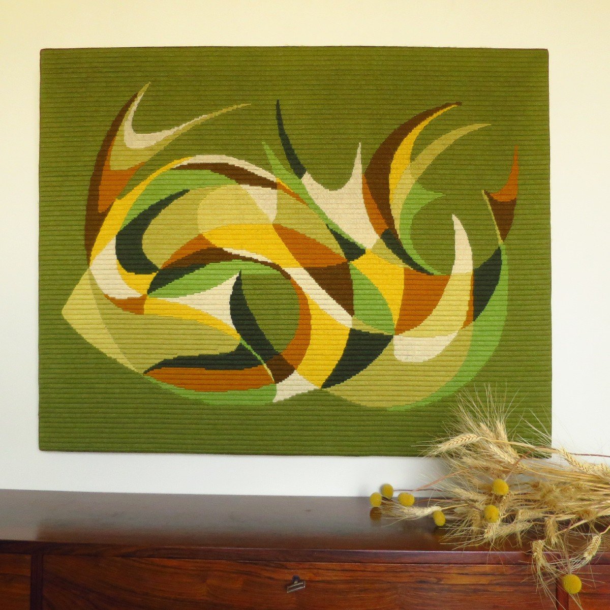Proantic: "spring" Tapestry By G. Duvert 1970