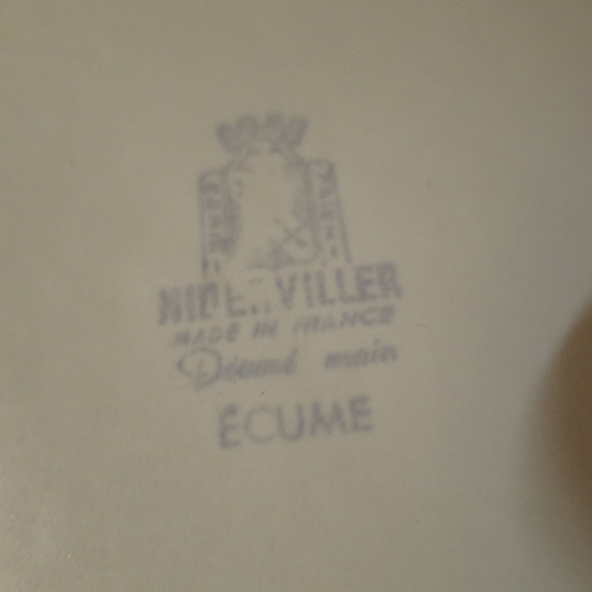 Proantic: “scum” Oyster Plates From Niderviller Circa 1960