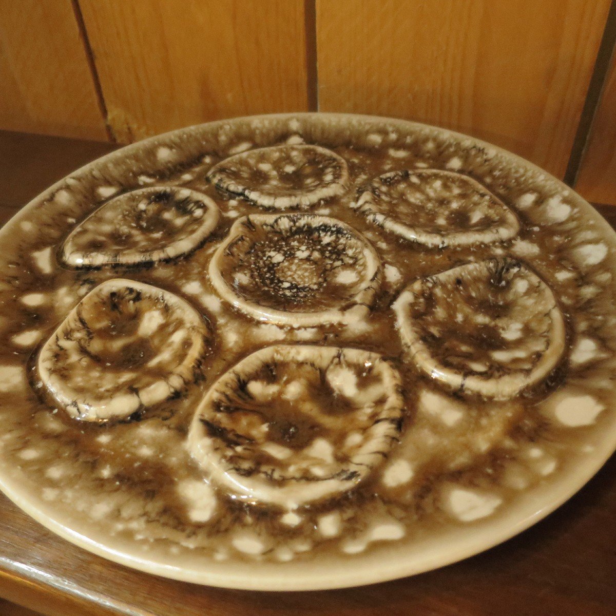 Proantic: “scum” Oyster Plates From Niderviller Circa 1960