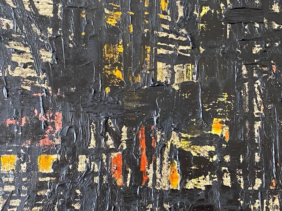 Edgard Pillet 1912-1996 Oil On Canvas "cacatoès" From 1958 (80 X 100)