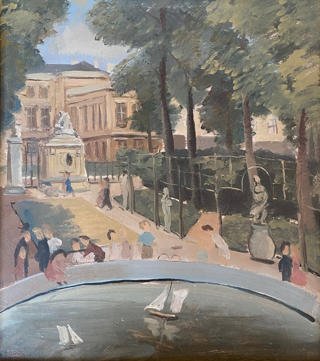 Proantic: Adrien De Keyser (overijse, 1914 - Paris, 1950) - Royal Park