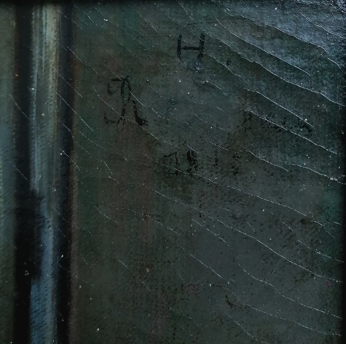 Proantic: Oil On Canvas - Intimate Scene - Young Woman - 19th Century