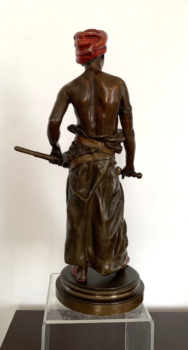 Proantic: Orientalist Bronze By Clement Leopold Steiner "the Palace Gu