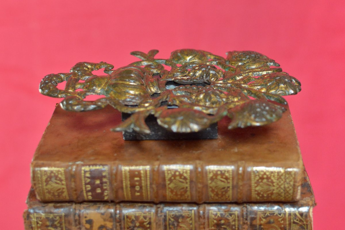 Proantic: Large Keyhole Plate - Bronze - 16th Century - Haute Epoque 1