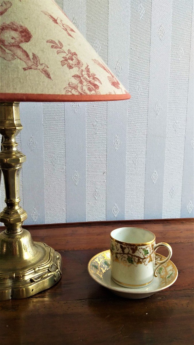 Proantic Tasse Litron En Porcelaine De Paris