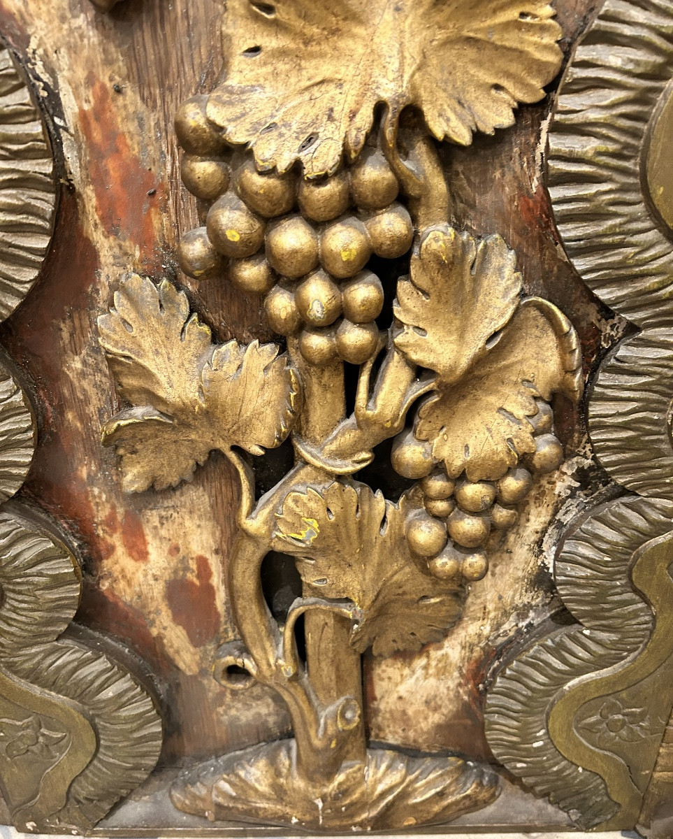 Proantic: Pair Of Carved Wood Paneling