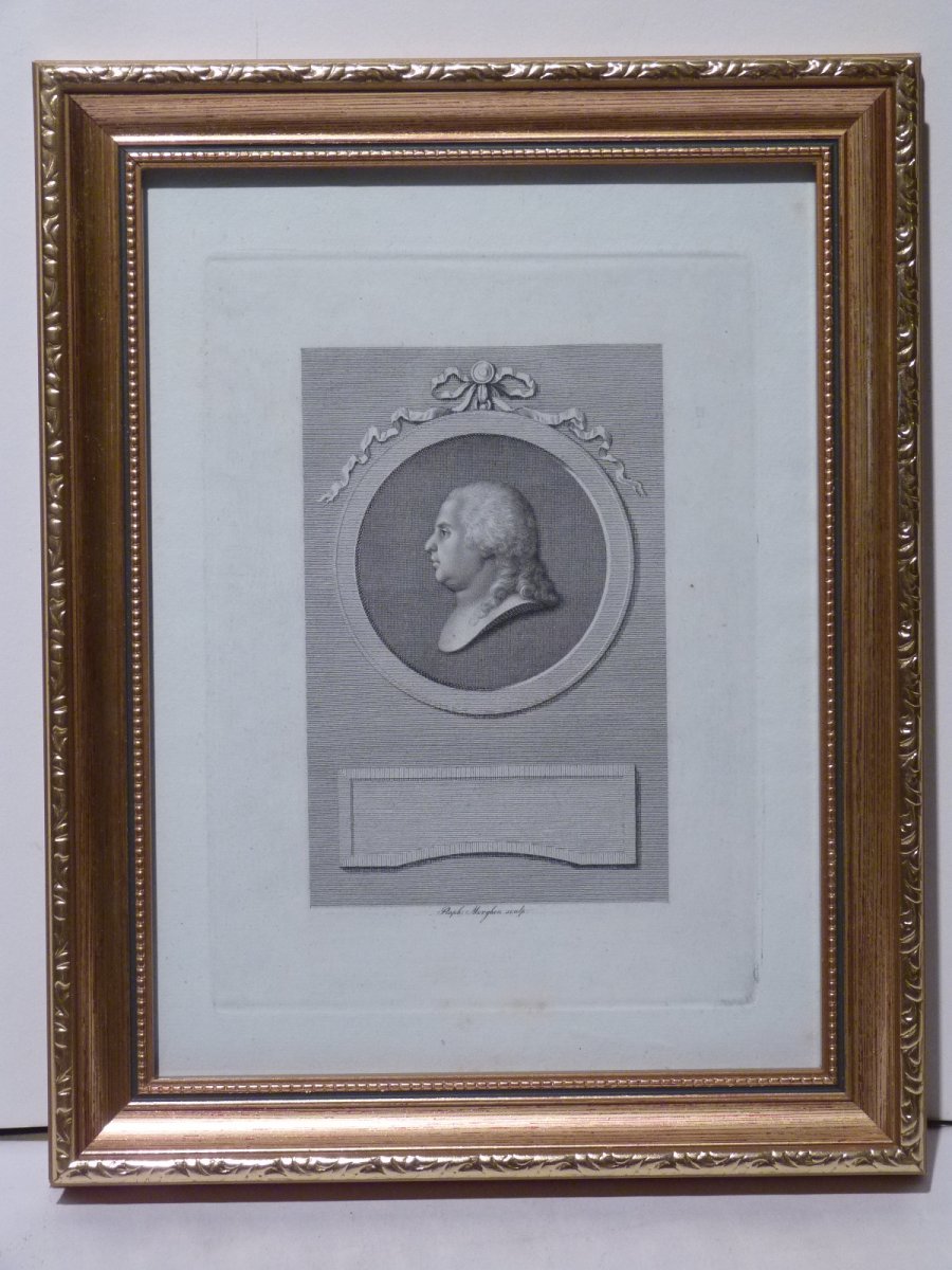 Raphael Morghen (1761-1833) The Count Of Provence Futur Louis XVIII, E