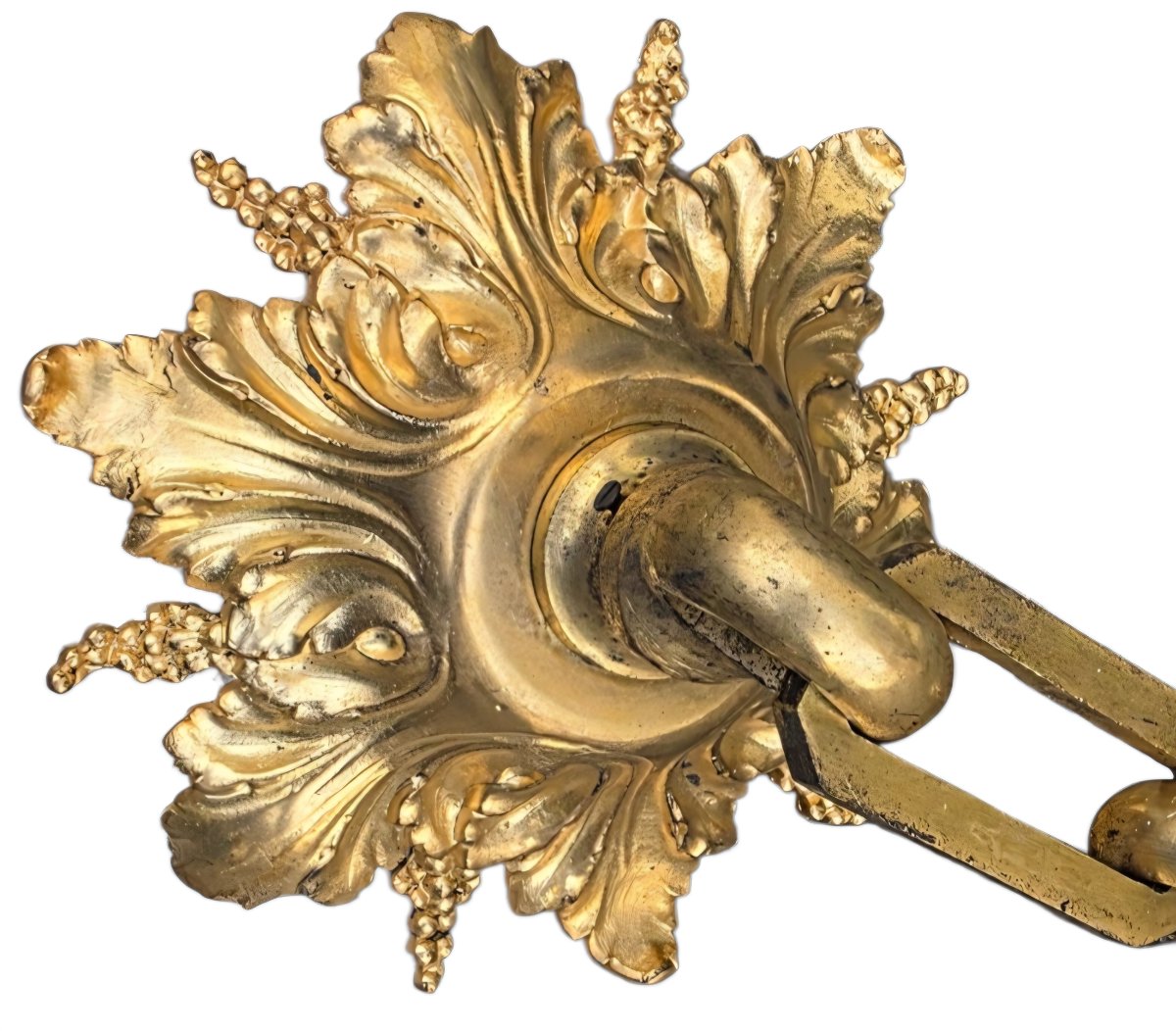 Proantic: Gilded Bronze Chandelier In The Louis XVI Restoration Napole