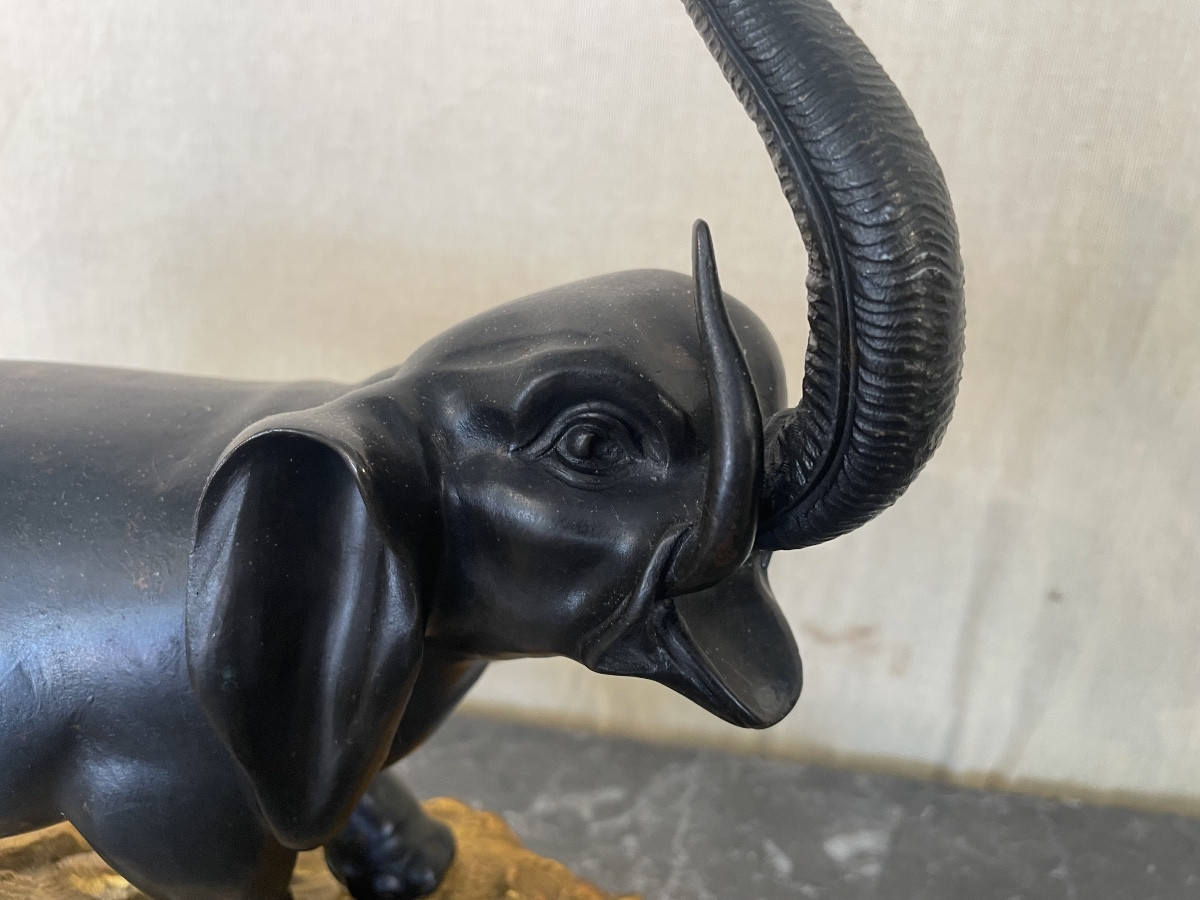 Proantic: 18-century Bronze Elephant