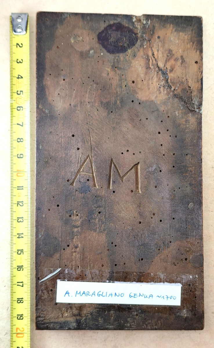 Proantic: Painting-sculpture Of St. Jerome, Circa 1700, Monogram Of An