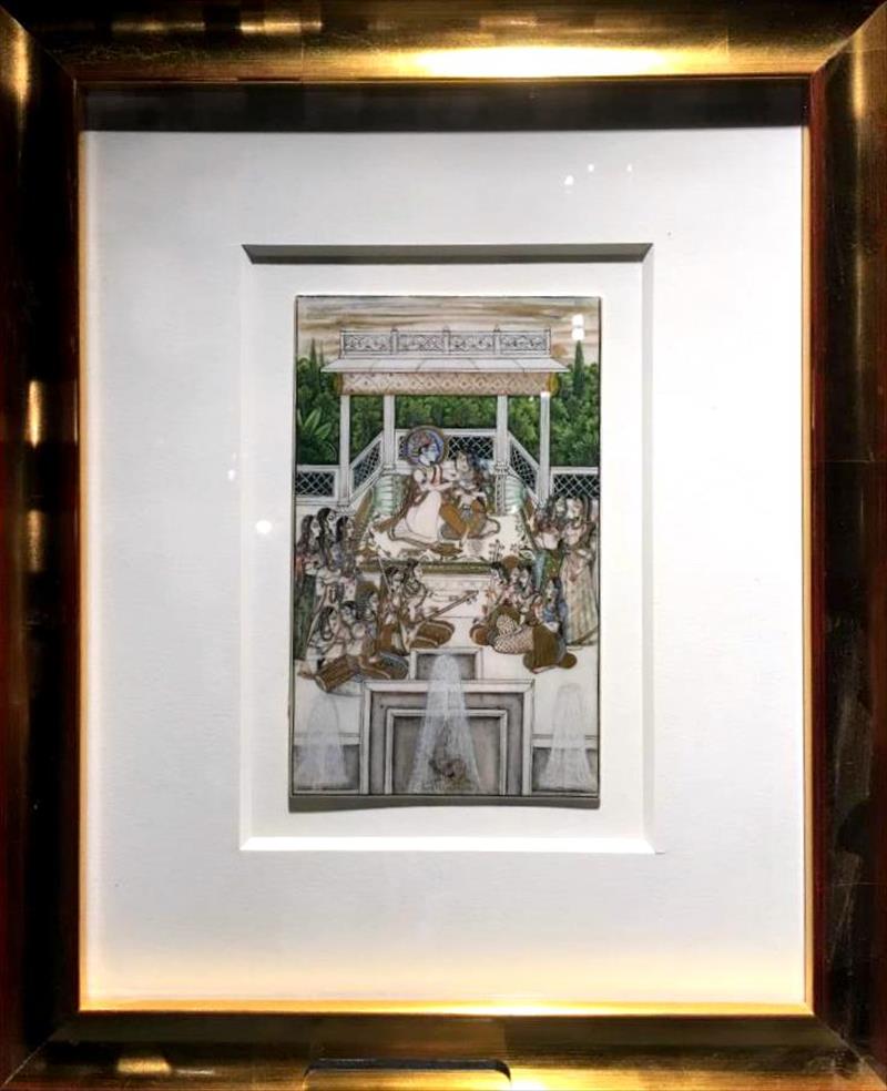 Proantic: Indian Painting On Ivory