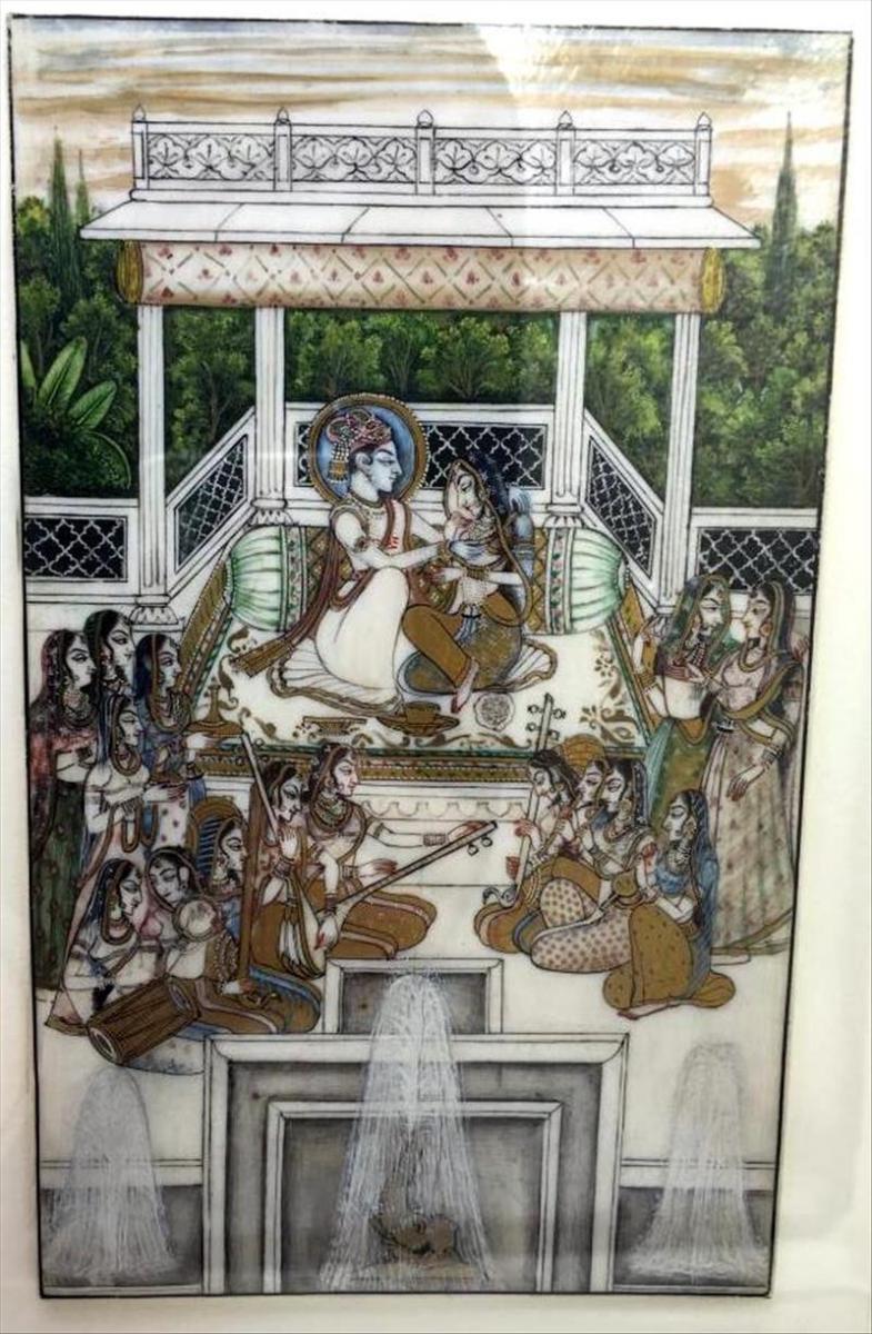 Proantic: Indian Painting On Ivory