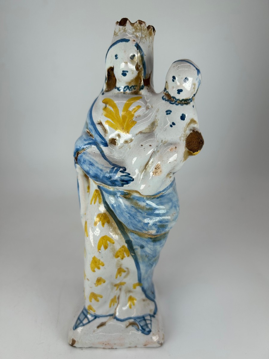 Proantic: Nevers End Of The 17th Century - Virgin Giving Birth - Compe