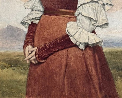 Proantic: James Dromgole Linton - Mary Stuart In A Landscape