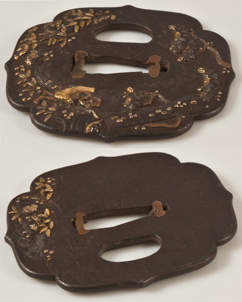 Proantic: Tsuba Edo Japanese Sword Guard