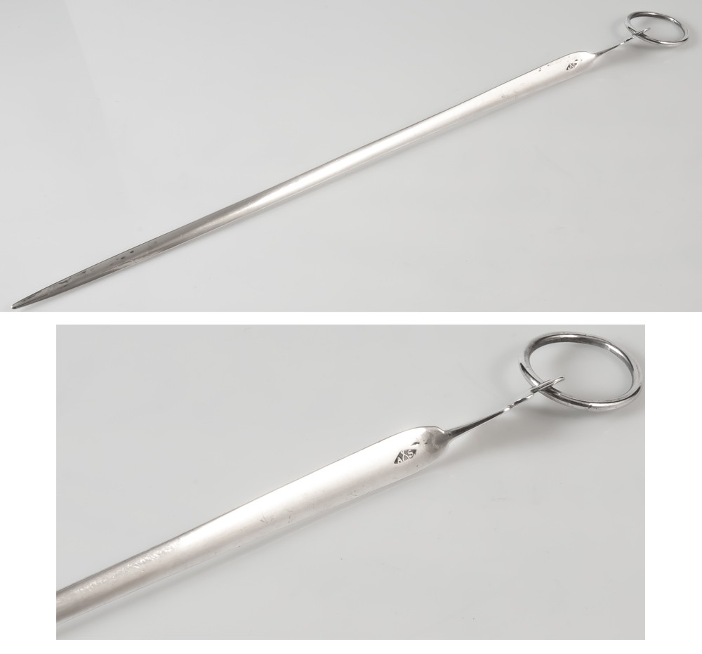 Proantic: 18th Century Silver Skewer / Doughboy Lot2