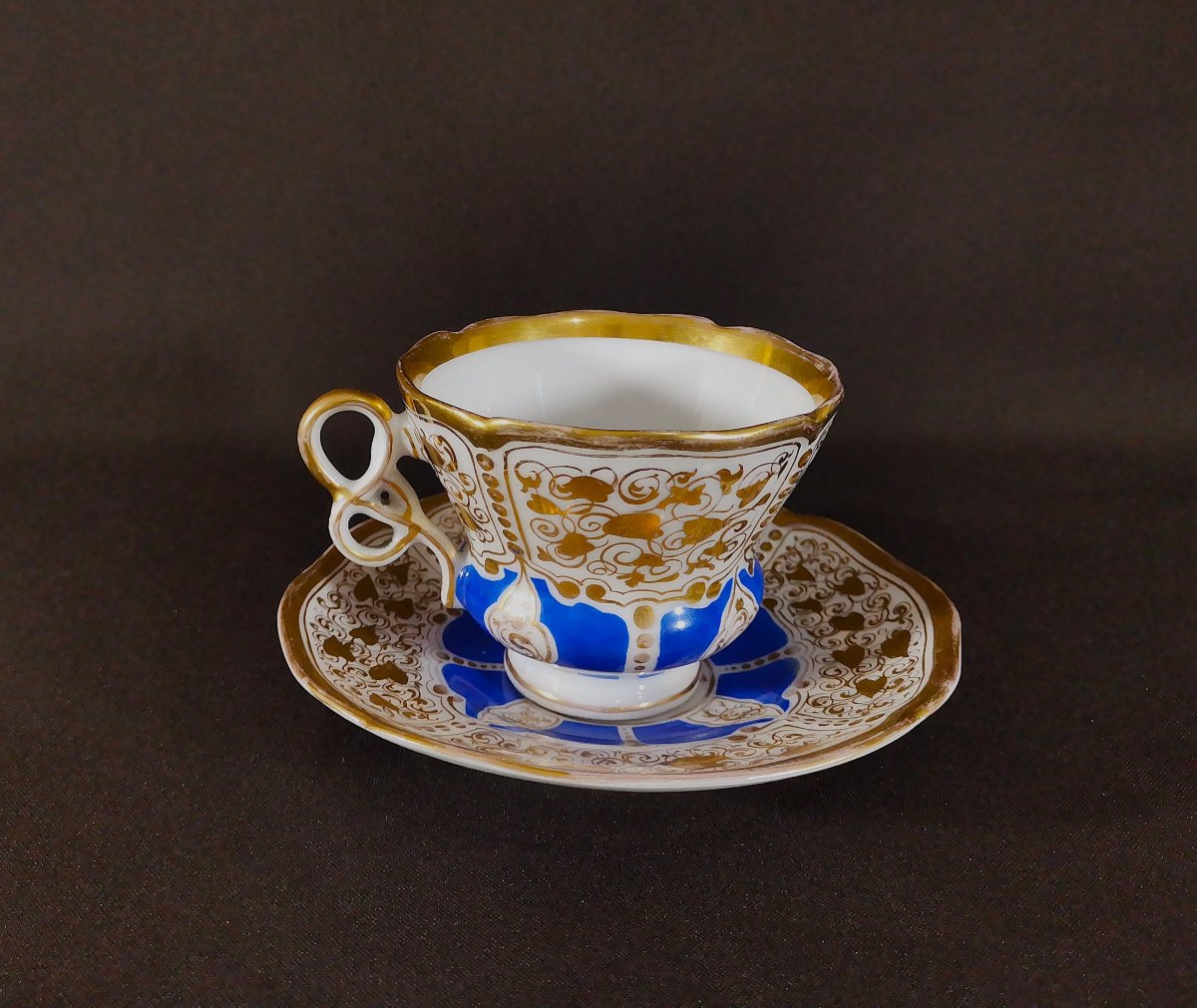 Proantic: 19th-century Chocolate Cup, Tiefenfurt Porcelain Manufactory