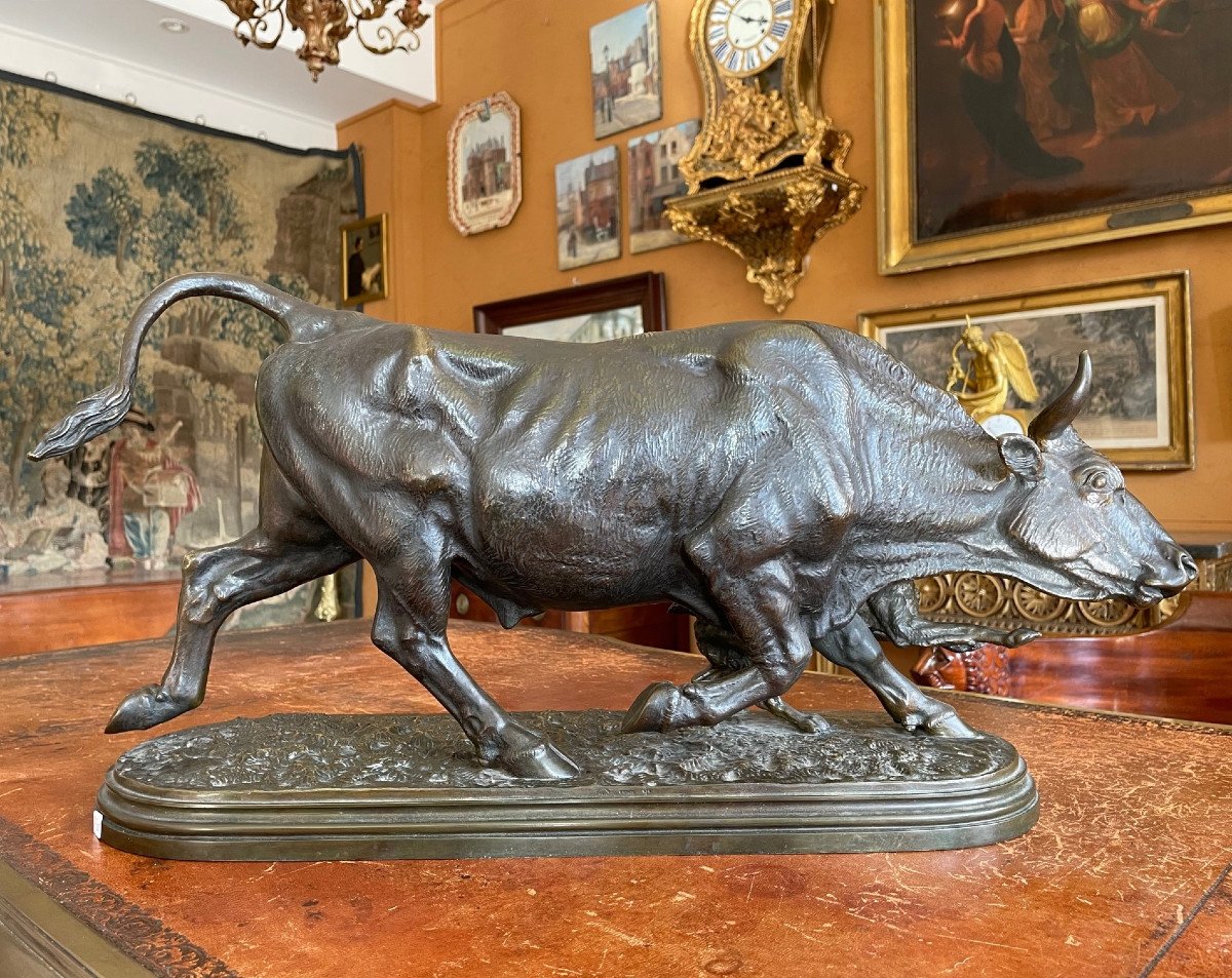 Proantic: Grand Bronze Signé Isidore Bonheur, Cachet De Fondeur