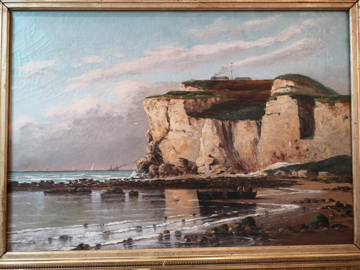 Proantic: Table Oil On Canvas Signed Pierre Perot