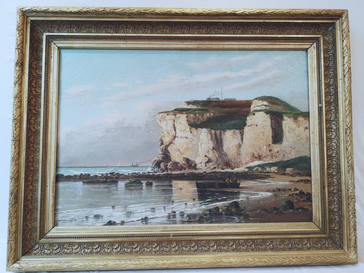 Proantic: Table Oil On Canvas Signed Pierre Perot