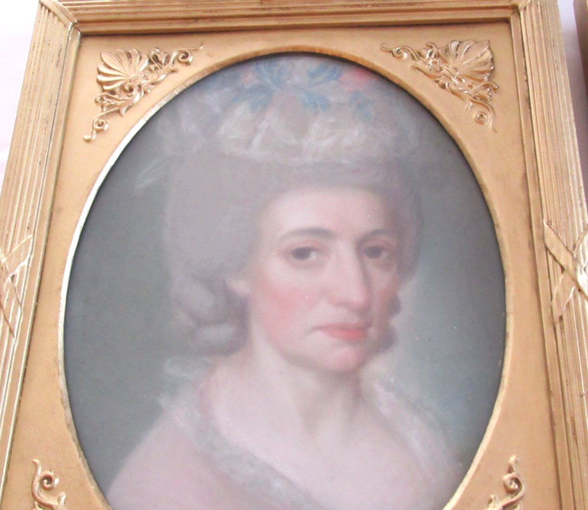 Proantic: French School Beautiful Pair Of Pastels Louis XVI Couple Eig
