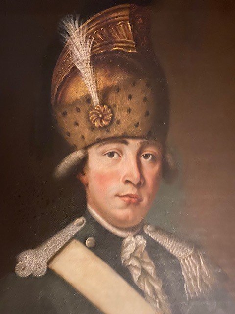 Proantic: Portrait Of A Dragoon Officer Signed Sorg, 18th Century, Oil