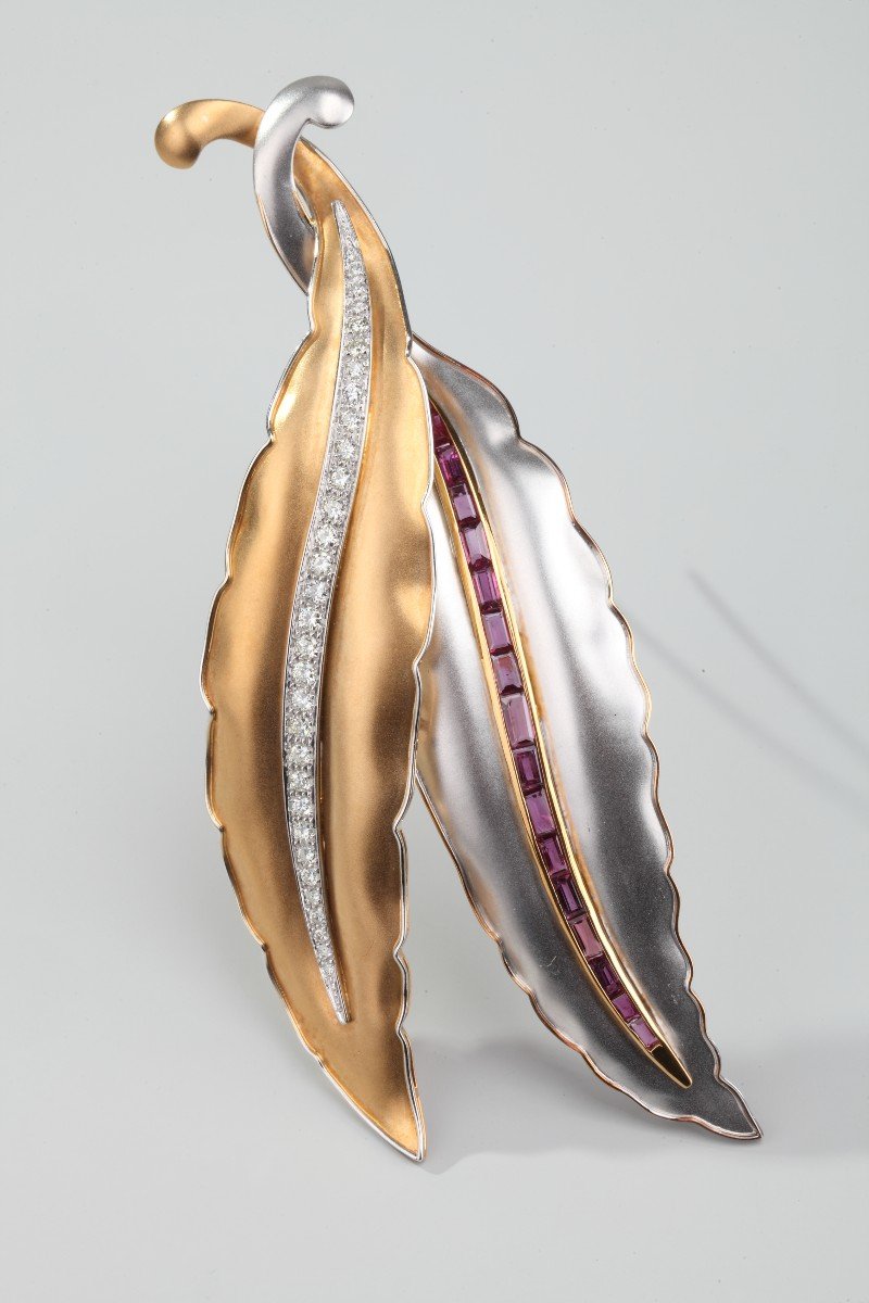 Proantic: Broche Feuille