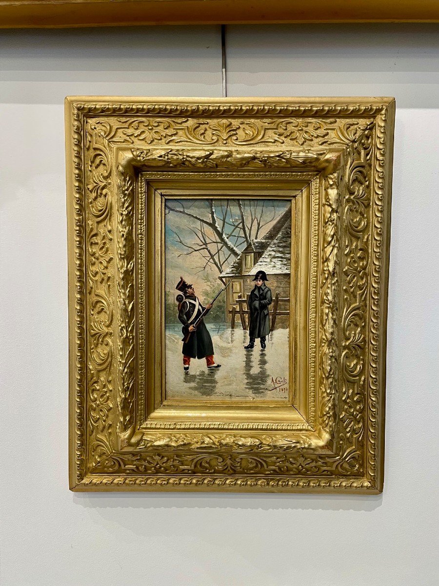 Proantic: Napoléon Et Grognard Sous La Neige