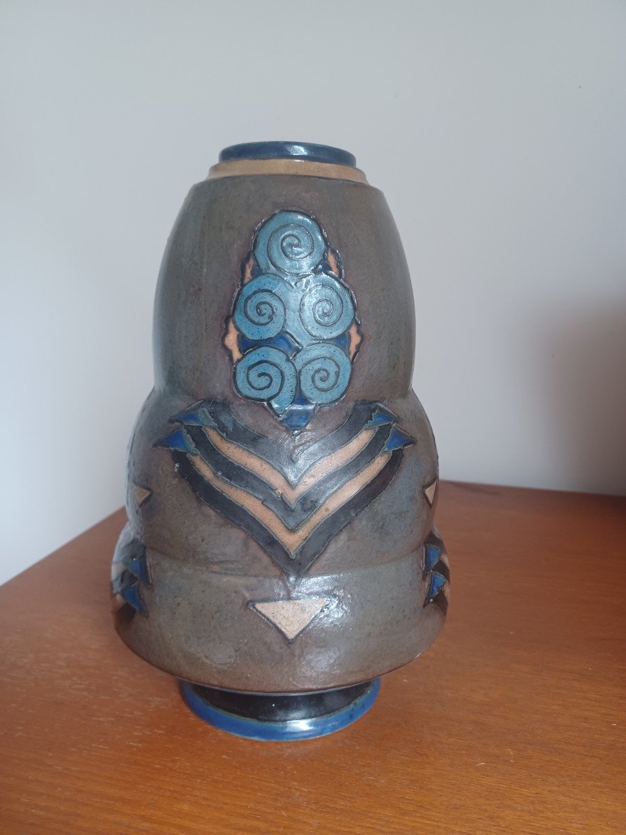 Proantic: Vase Odetta Par René Beauclair, Bretagne