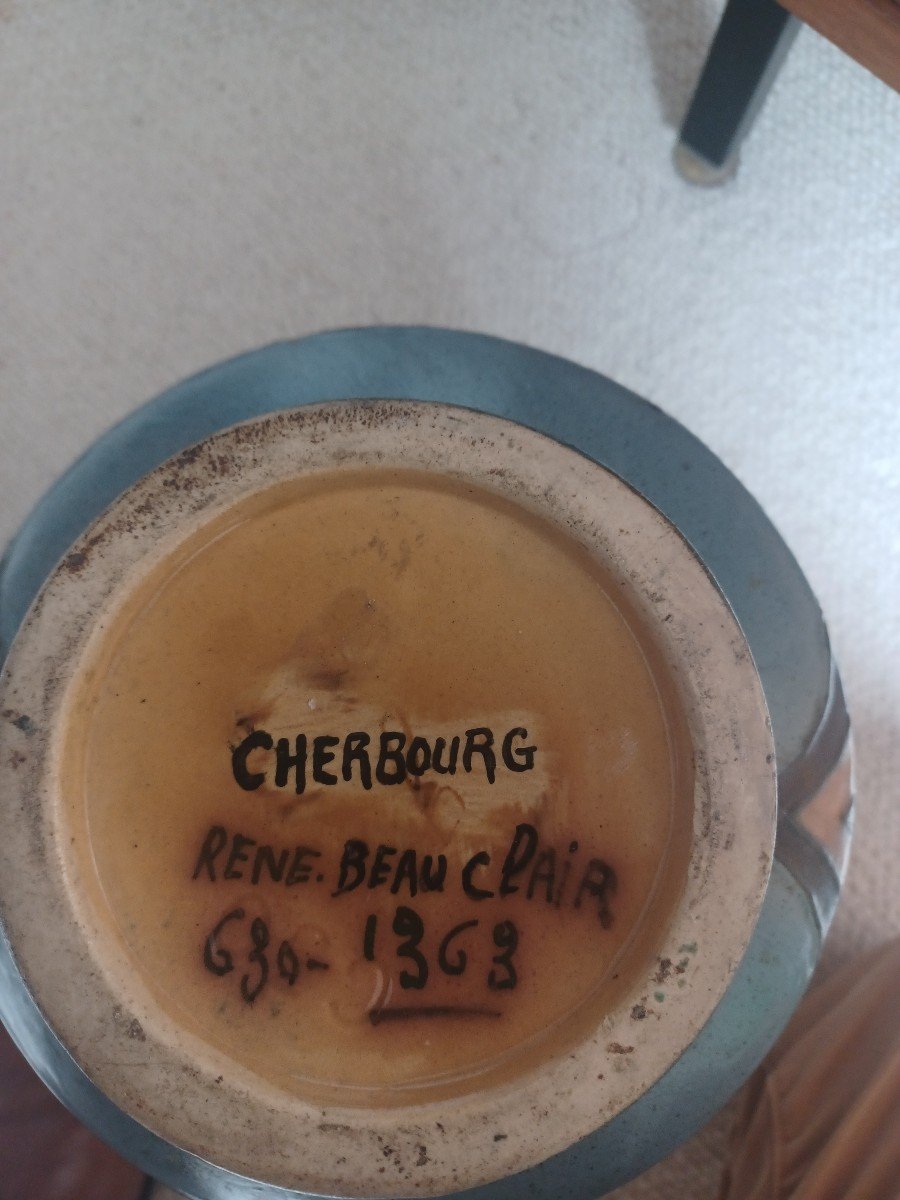 Proantic: Vase Odetta Par René Beauclair, Bretagne